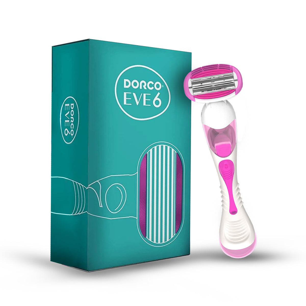 Dorco Eve 6 Handle With 1 Cartridges – dorcoIndia